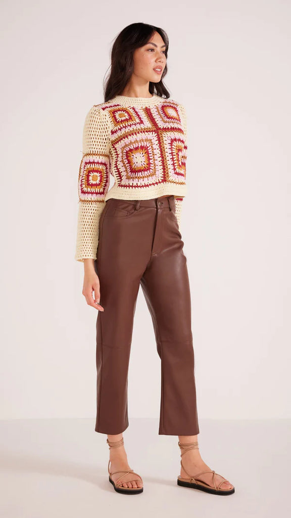 Lani Faux Leather Pant – Intrigue on Rose