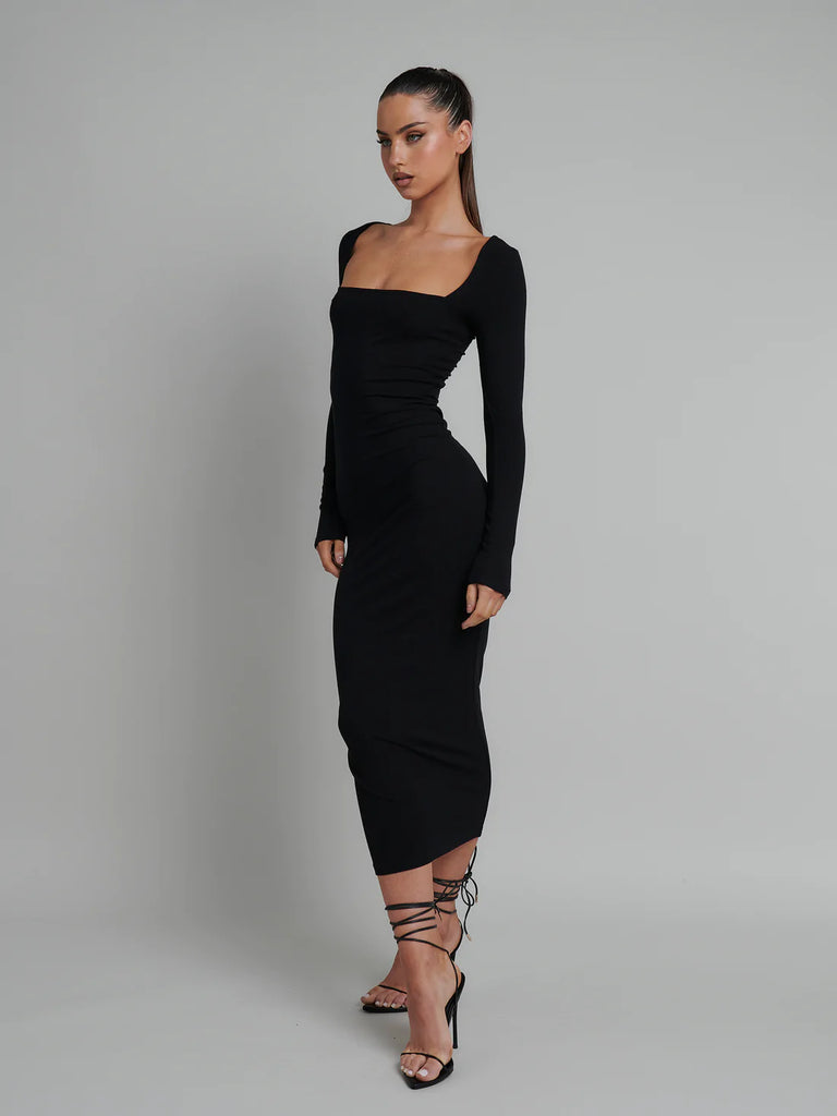 Rosabel Square Neck Dress – Intrigue on Rose