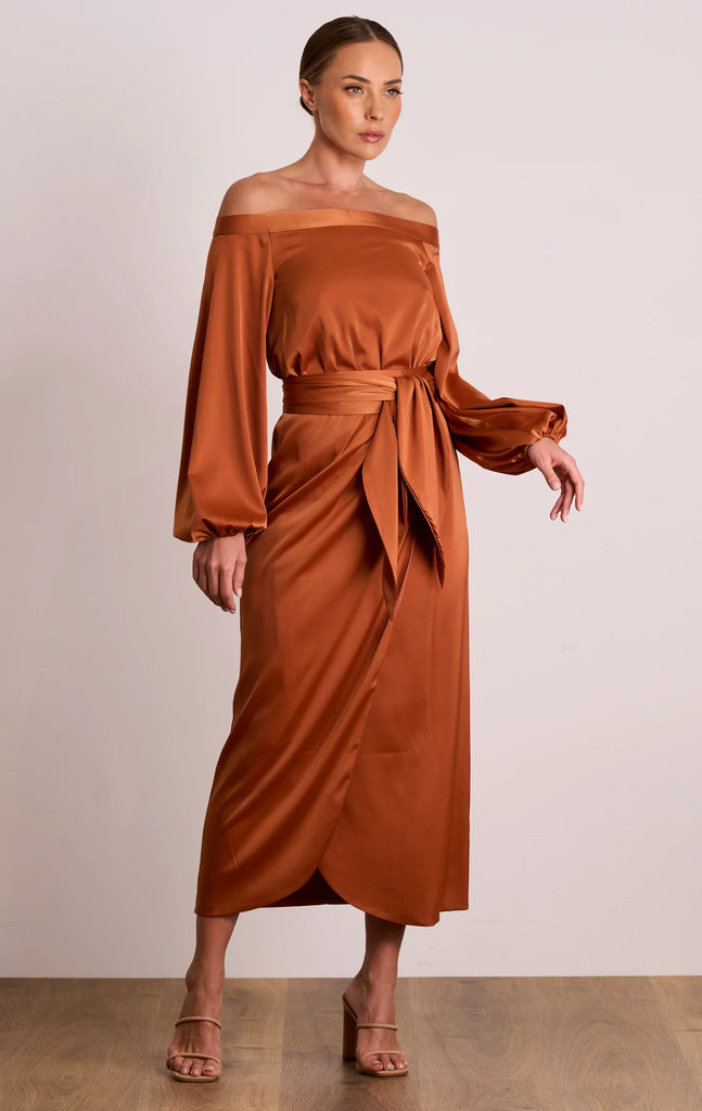 Dreamland Sleeve Midi – Intrigue on Rose